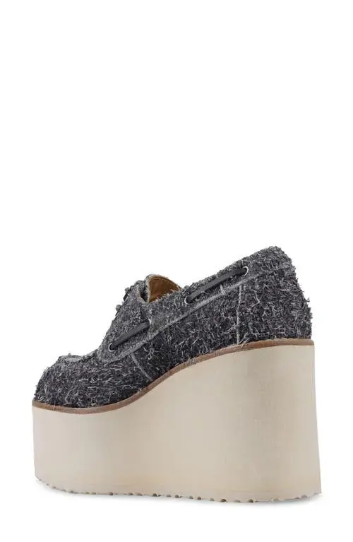 ZIGI Shimmie Platform Wedge Loafer - Grey
