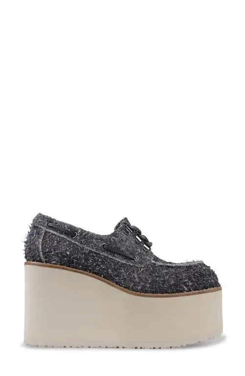ZIGI Shimmie Platform Wedge Loafer - Grey