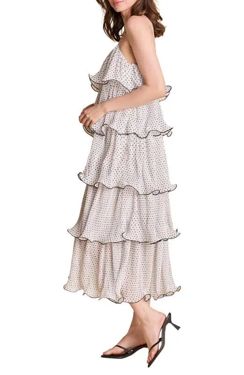 Endless Rose Polka Dot Tiered Dress