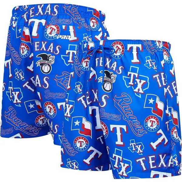 PRO STANDARD Texas Rangers Toss Logo Woven Shorts
