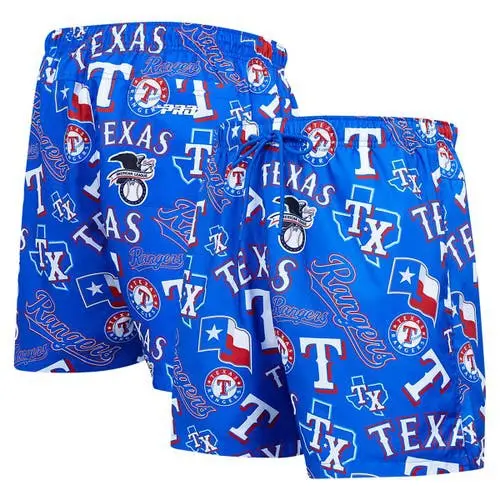 PRO STANDARD Texas Rangers Toss Logo Woven Shorts