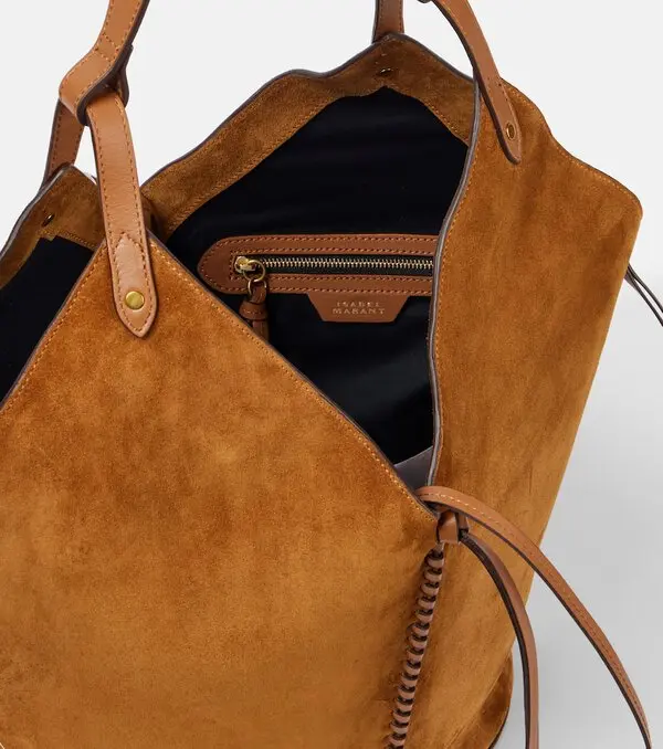 Isabel Marant Étoile Tampa Suede Shoulder Bag - Brown