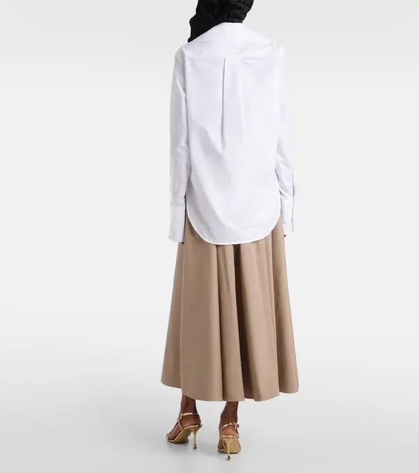 PATOU Violin Cotton Poplin Shirt