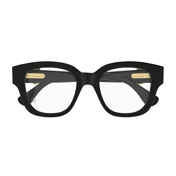 CARTIER Panthère C De Eyeglasses - Black