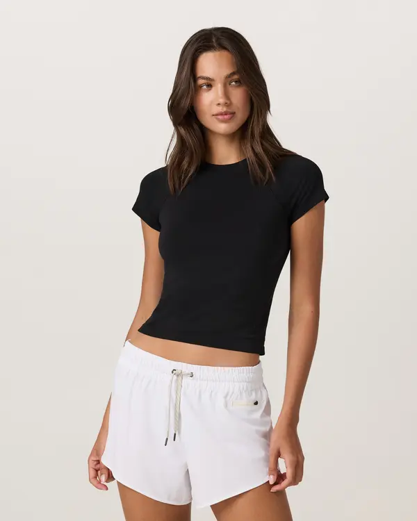 Vuori Short Sleeve Surge Seamless T-shirt - Black