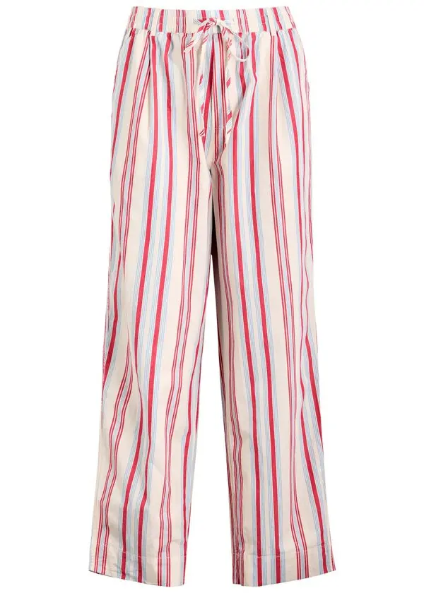 DAMSON MADDER Georgia Striped Trousers - Red