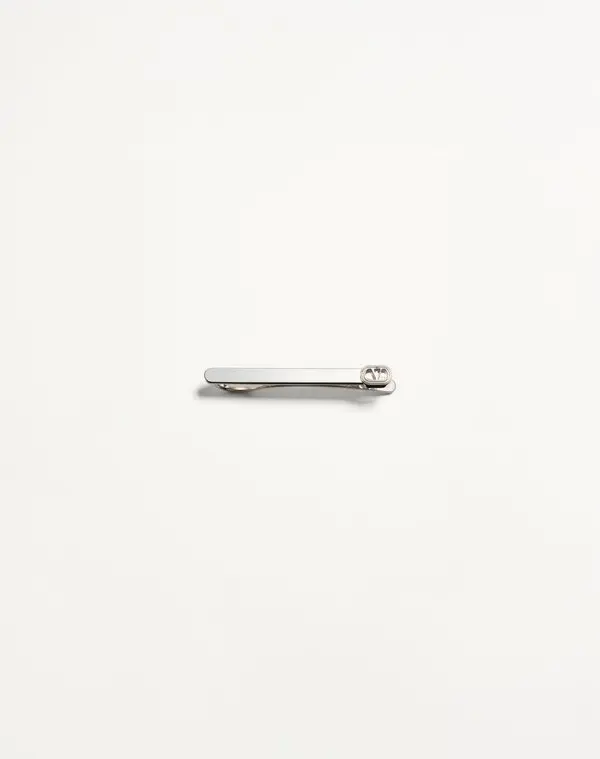 Valentino Garavani Vlogo Signature Tie Clip - Transparent