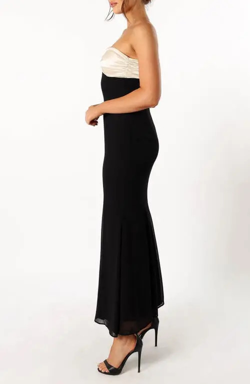 PETAL & PUP Strapless Maxi Dress