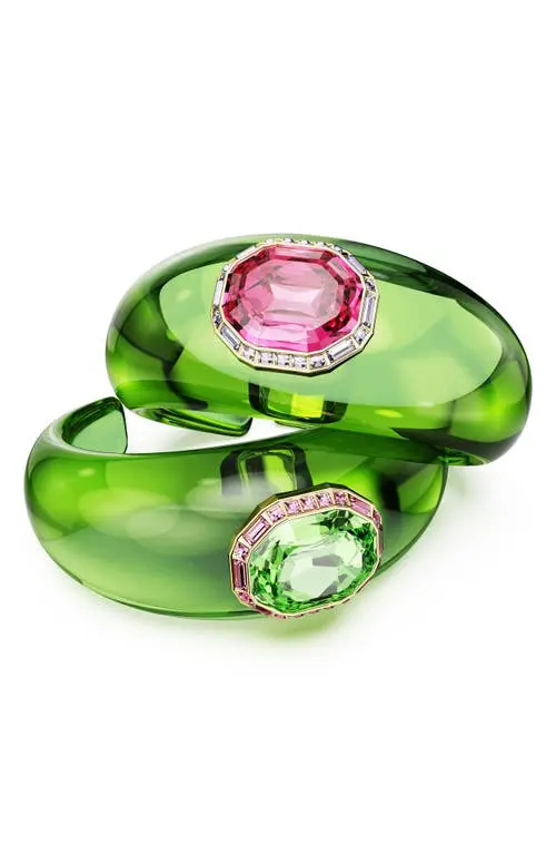 SWAROVSKI Dulcis Cuff Bracelet Set - Green
