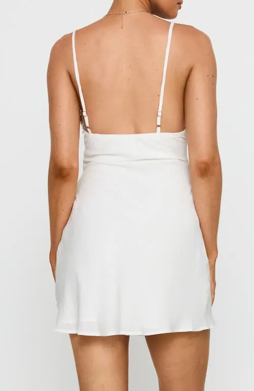Princess Polly Hintz Embroidered Mini Slipdress