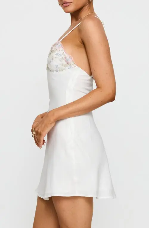 Princess Polly Hintz Embroidered Mini Slipdress
