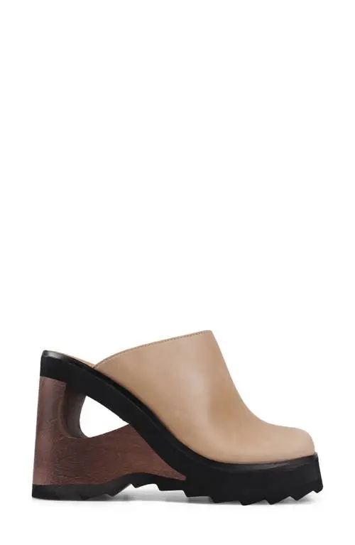 CANDIE'S Nichola Platform Clog - Beige