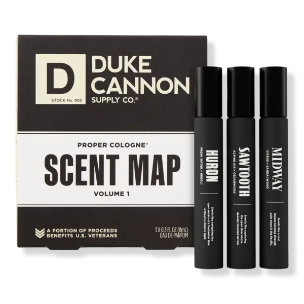 DUKE CANNON Proper Cologne Scent Map - One-color