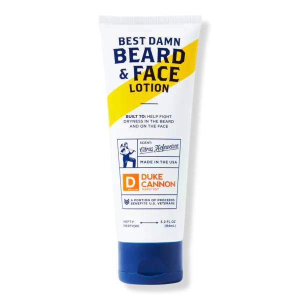 DUKE CANNON Best Damn Beard & Face Lotion - One-color