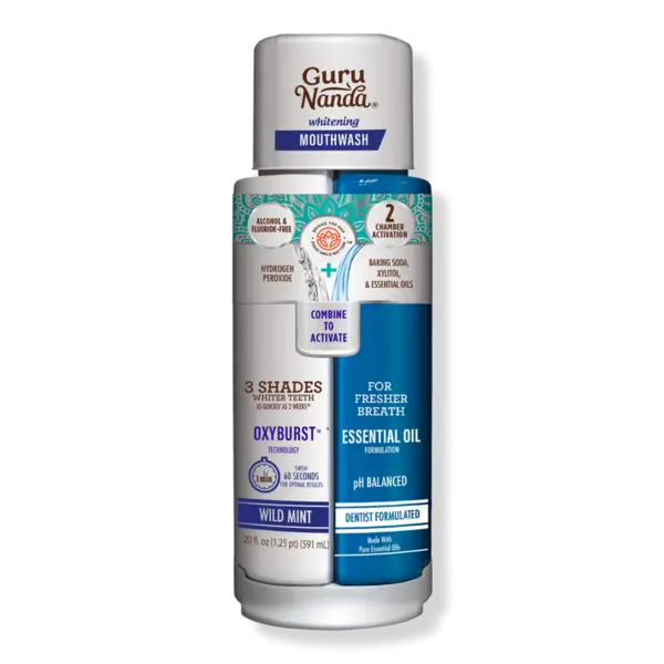 GURUNANDA Dual Barrel Whitening Mouthwash - One-color
