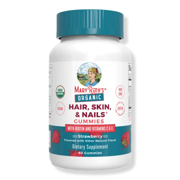 MARYRUTH'S Organic Hair Skin & Nails Gummies Strawberry - One-color