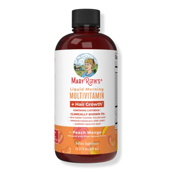 MARYRUTH'S Liquid Morning Multivitamin + Hair Growth Peach Mango - One-color