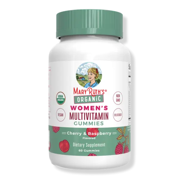 MARYRUTH'S Organic Multivitamin Gummies Cherry Raspberry