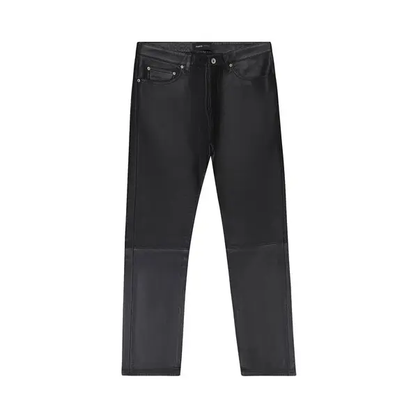 PURPLE BRAND Leather Relaxed Fit Pant