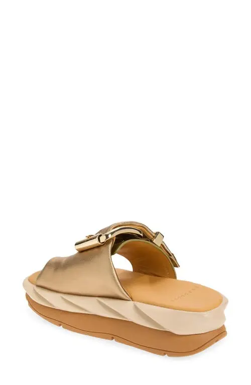 4CCCCEES Mellow Glow Platform Sandal - Brass