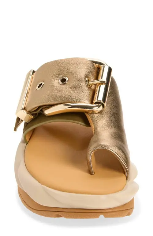 4CCCCEES Mellow Glow Platform Sandal - Brass