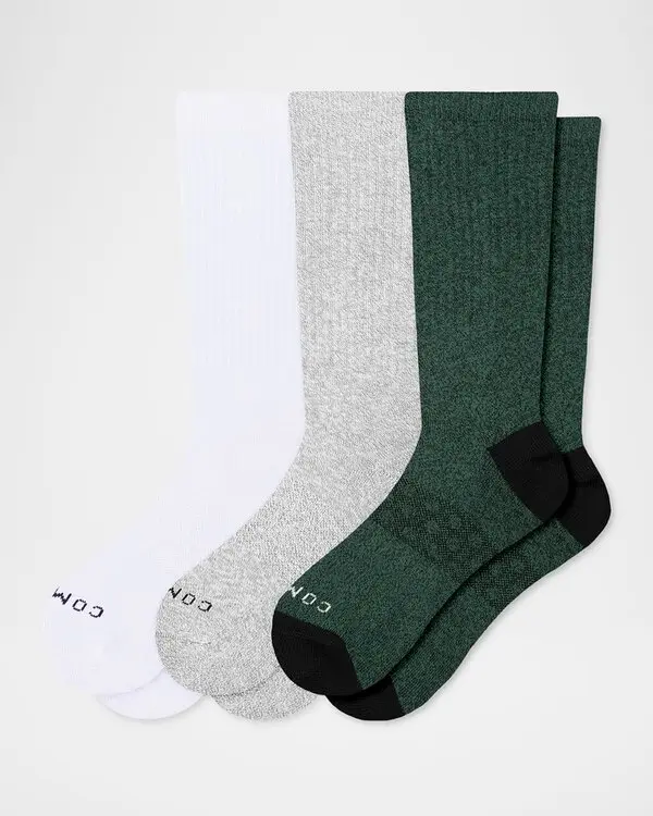 Comrad 3-pack Cotton Crew Socks - Neutral