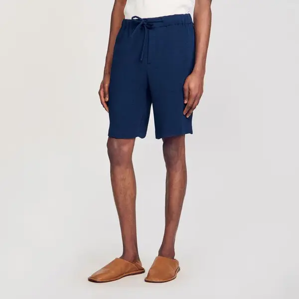 Sandro Pleated Bermuda Shorts