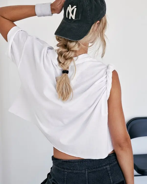 Free People Inspire Tee - White