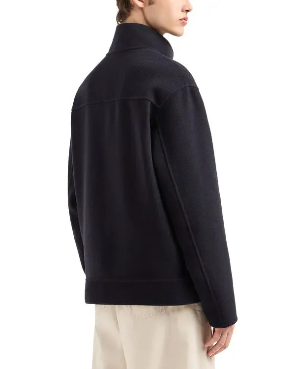 Emporio Armani Wool-cashmere Blouson Jacket