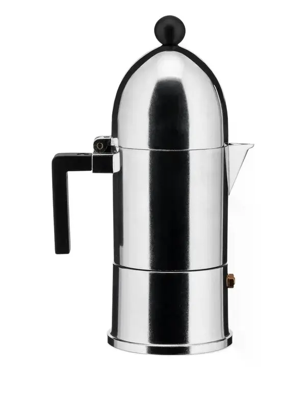 ALESSI La Cupola Induction Espresso Coffee Maker - Silver
