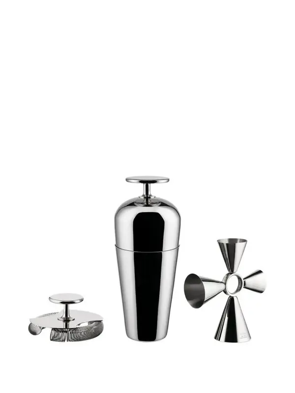 ALESSI Tending Box Mixing Set - Silver