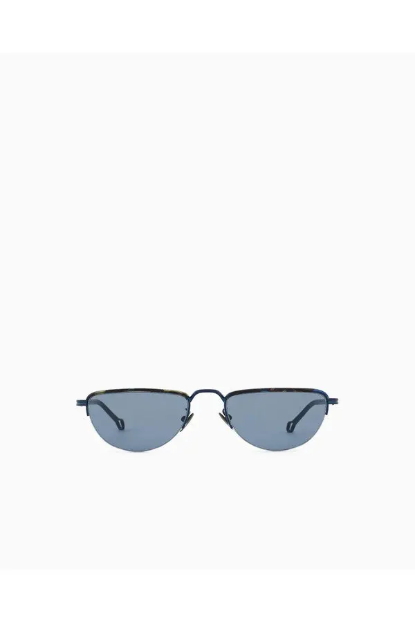Giorgio Armani Irregular Sunglasses - Blue