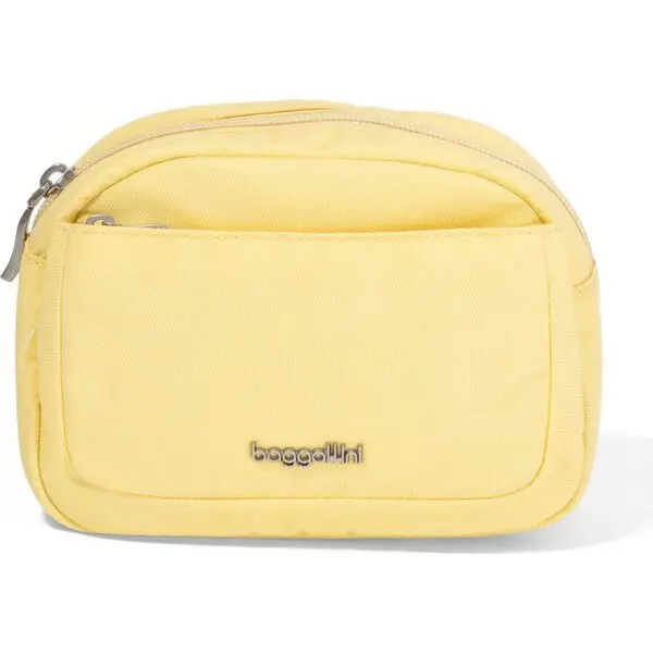 BAGGALLINI Small Pocket Cosmetic Pouch - Butter Yellow