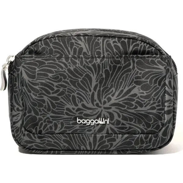 BAGGALLINI Small Pocket Cosmetic Pouch - Midnight Blossom
