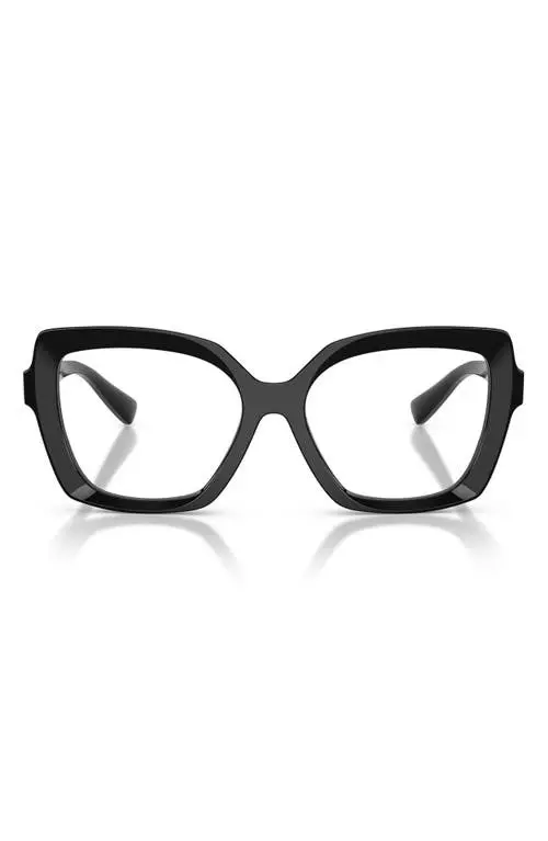 Dolce & Gabbana 53mm Butterfly Eyeglasses - Black