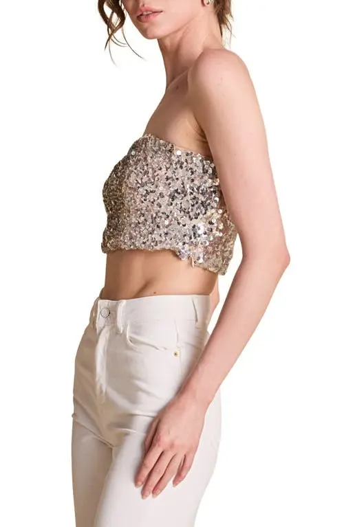 Endless Rose Bead & Sequin Tube Top