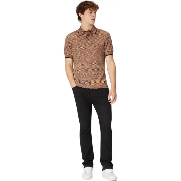 Missoni Slub Cotton Polo Shirt - Orange