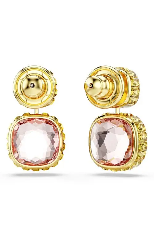 SWAROVSKI Chroma Twist Crystal Drop Earrings - Blue Multi