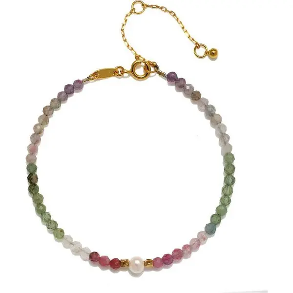 SATYA JEWELRY Sacred Wisdom Tourmaline Bracelet - Multi