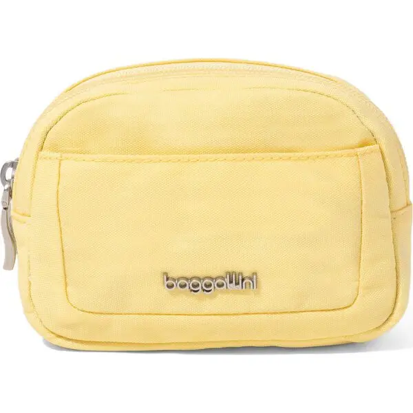 BAGGALLINI Mini Pocket Cosmetic Bag - Butter Yellow
