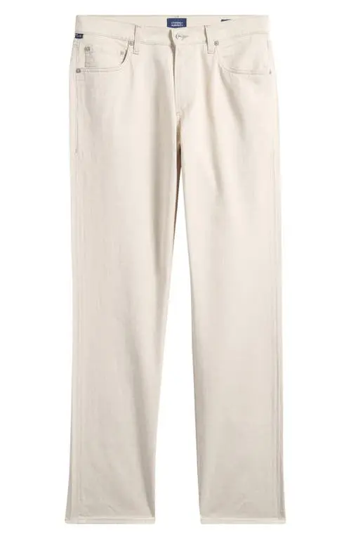 Citizens Of Humanity Elijah Relaxed Straight Stretch Linen & Cotton Pants