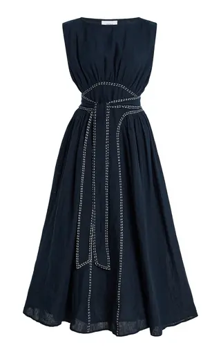 Merlette Verena Linen Midi Dress