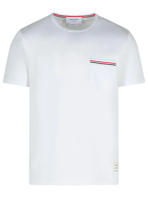 Thom Browne Rwb' Cotton T Shirt - White