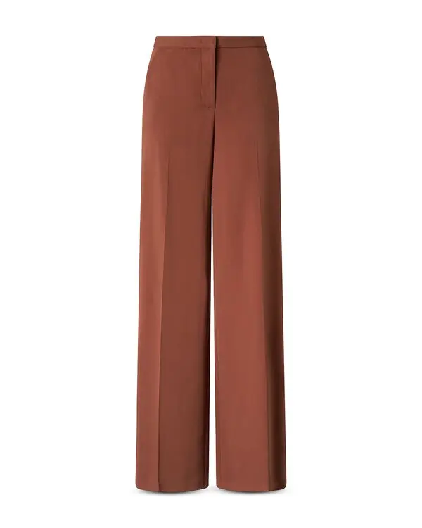 Pinko Pergamino Wide Leg Trousers - Cinnamon