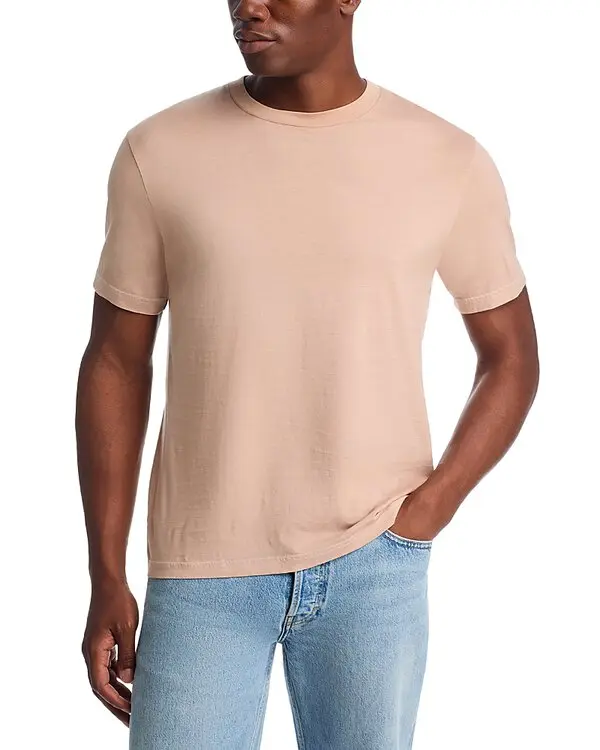 FRAME Light Cotton Tee - Pale Peach