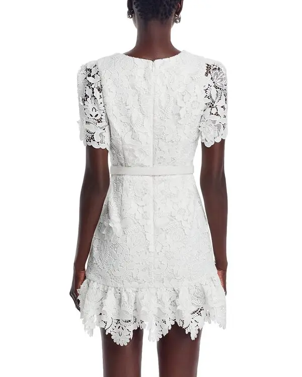 MILLY Garden Lace Mini Dress