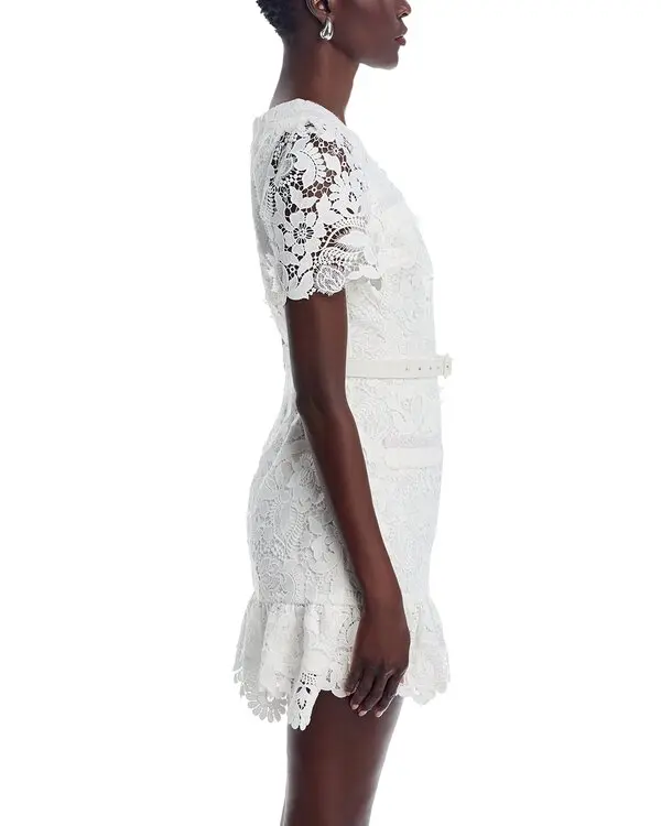 MILLY Garden Lace Mini Dress
