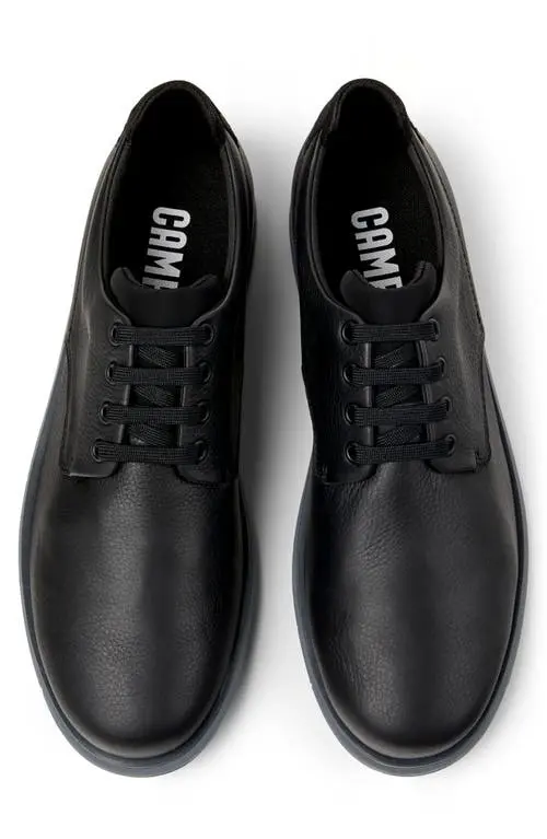 Camper Smith Plain Toe Derby - Black