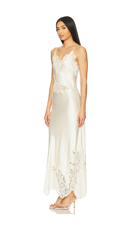 house of harlow floral maxi dress House Of Harlow 1960 Lace Detailed Floral Maxi Dress - Ivory