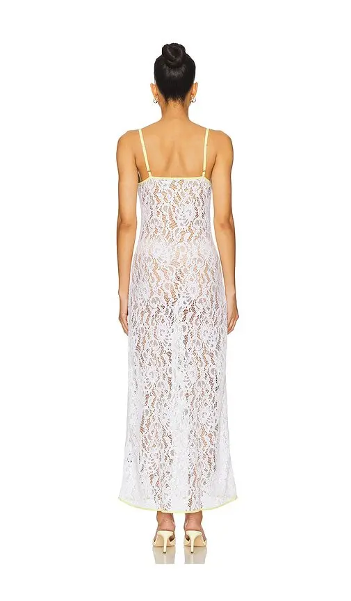 Leslie Amon Under The Lemon Tree Dress - Lace Embroidered | Editorialist